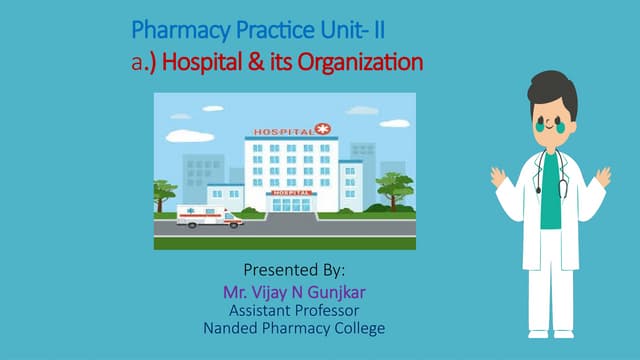organization structure of hospital | PPTX