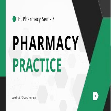 Pharmacy practice Unit 1 Chapter 1 Hospital.pptx
