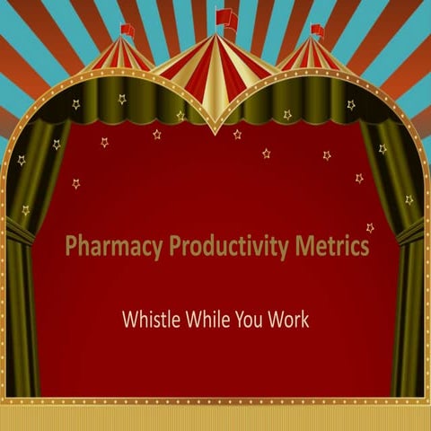 Pharmacy Productivity Metrics | PPTX