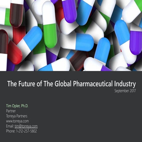 Future of the Global Pharmaceutical Industry | PDF