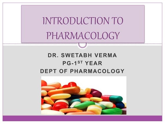 Common term in pharmacology | PPTX