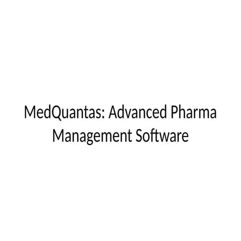 Comprehensive Pharma Management Software Solution for Modern Industry ...