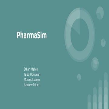 Pharma sim strategy | PPTX
