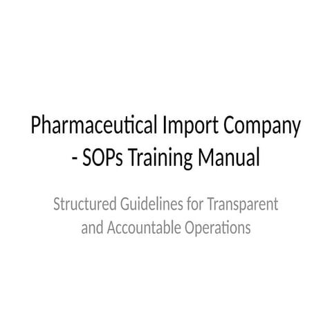 Pharma SOPs and Training and Presentation.pptx