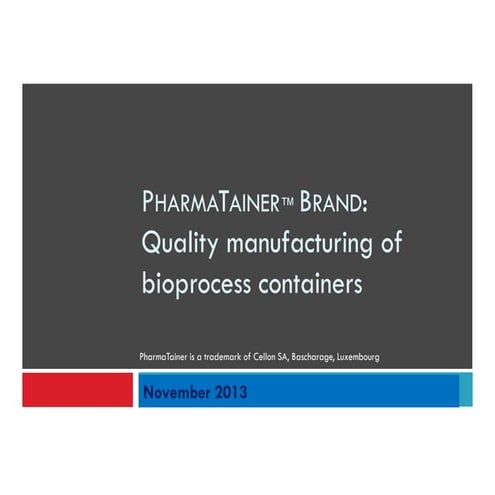Pharma tainer brand_bioprocess_containers | PDF