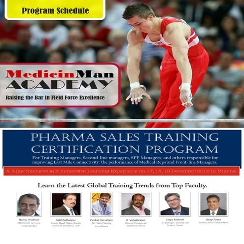 Pharma Sales Trainer Certification Program | PDF