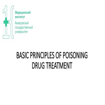 Pharm lecture Poisoning treatment.pptxnnb | PPTX