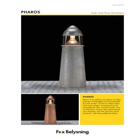 Pharos produktblad 2018 | PDF