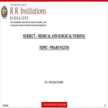 PHARYNGITIS AND ITS NURSING MANAGEMENT.pdf