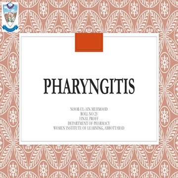 PHARYNGITIS AND ITS NURSING MANAGEMENT.pdf