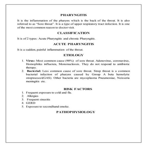 PHARYNGITIS AND ITS NURSING MANAGEMENT.pdf