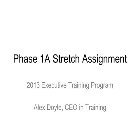 Phase 1A Stretch Assignment | PPT