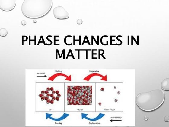Phase changes | PPT