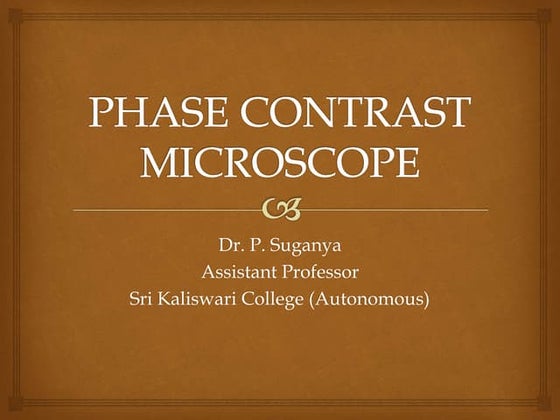 Bright field microscopy, Principle and applications | PPT