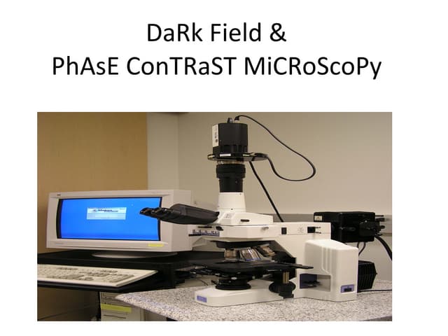 phase contrast microscope | PPTX