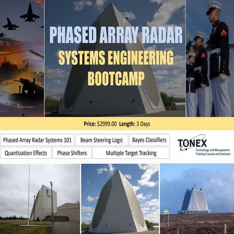 Tonex's Phased array radar systems engineering bootcamp | PPTX