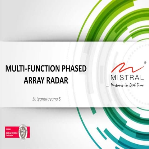 Multi Funtion Phased Array Radar Pdf