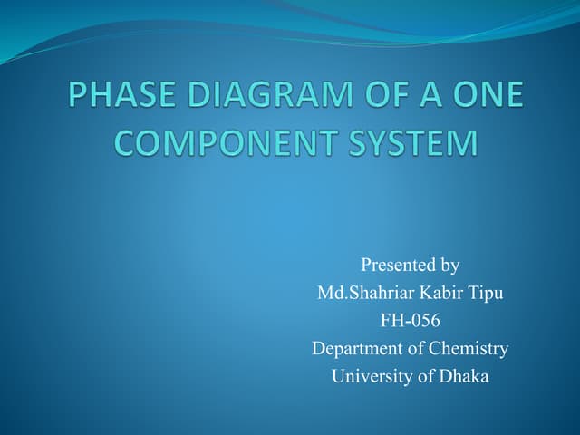 TWO COMPONENT SYSTEM | PPTX | Chemistry | Science