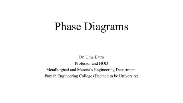Chapter 7 Phase Equilibrium Diagram | PDF
