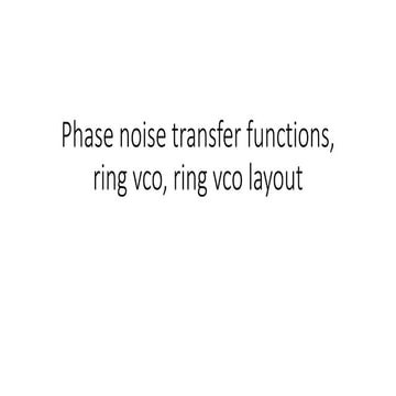 Phase noise transfer functions.pptx