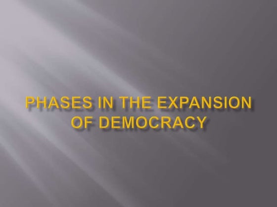 Democracy | PPT