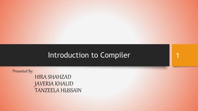 Three Address Code In Compiler Design