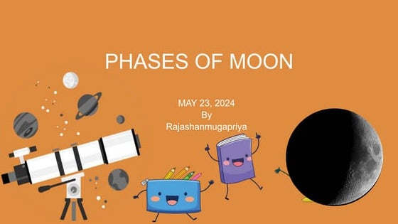 The 8 phases of moon grade 5 lesson in Science | PPT