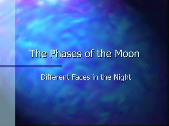 The 8 phases of moon grade 5 lesson in Science | PPT