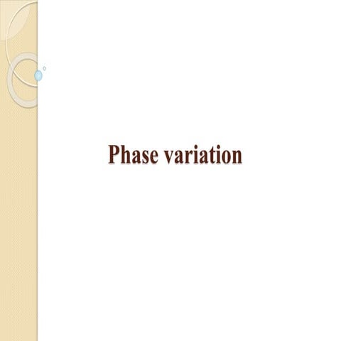 Phase variation | PPT