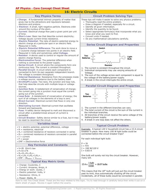 Temperature and Kinetic Theory of Gases cheat sheet | PDF