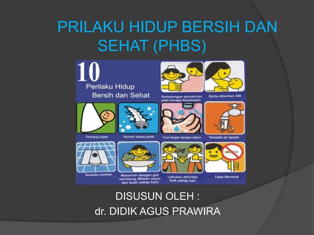MATERI PPT PERILAKU HIDUP BERSIH DAN SEHAT | PPTX