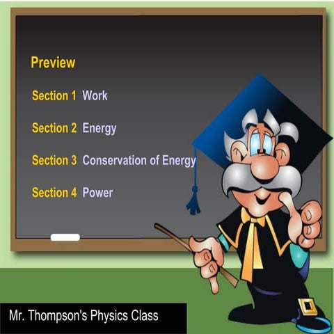 Physics Work and Energy | PPT