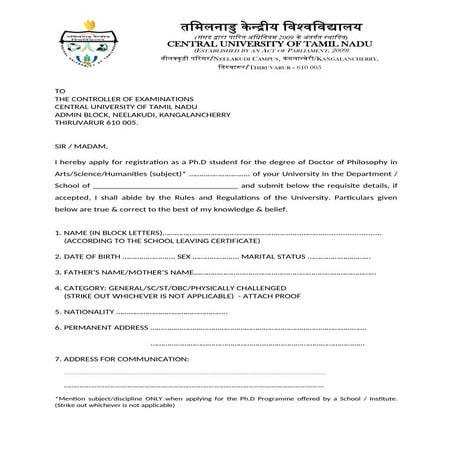 PhD-Application-Form-updated-Central-University-Tamil-Nadu.docx