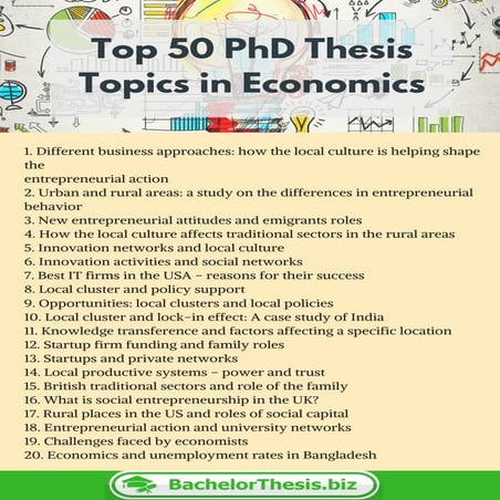 PhD Thesis Topics in Economics | PDF