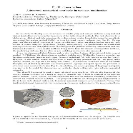 Non linear Contact analysis in Ansys analysis software | PDF