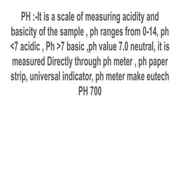 Ph definition, checking nature type of testing | PDF