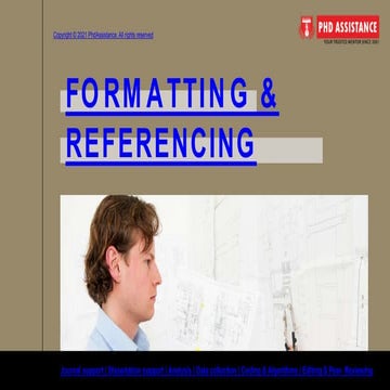 Ph d formatting and referencing phdassistance | PPTX
