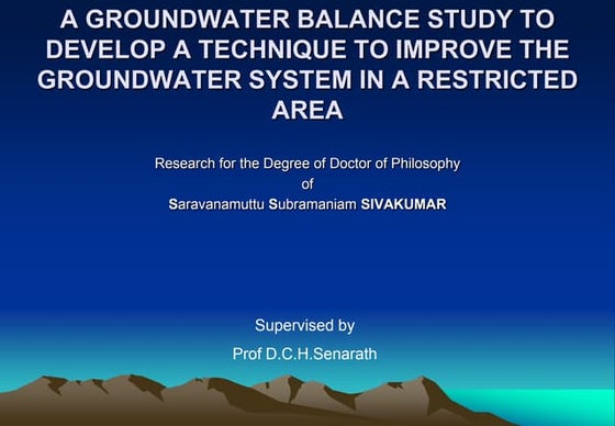 Hydrologic Design of a Percolation Tank | PDF | Civil Engineering ...