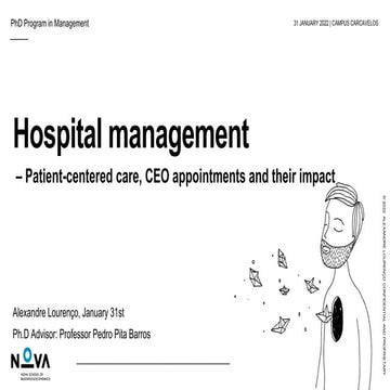 Hospital management: Patient-centered care, CEO appointments and their ...