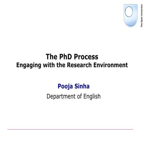 Ph d process | PPT | Science