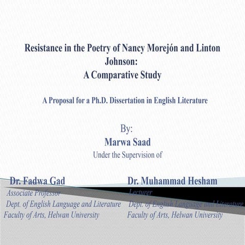 Aesthetic Resistance Poetry : Comparative Study of Nancy Morejon and ...