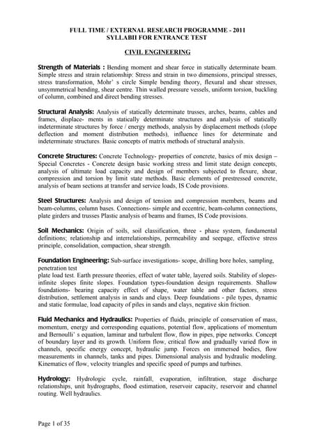 Gate 2017 mechanical engineering syllabus | PDF | Physics | Science