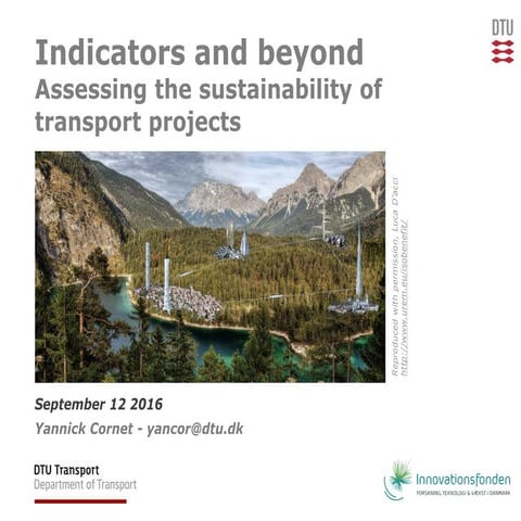 Indicators and beyond - Assessing the sustainability of transport ...
