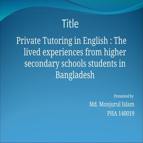 Phd Thesis PPT first seminar prsentation.ppt