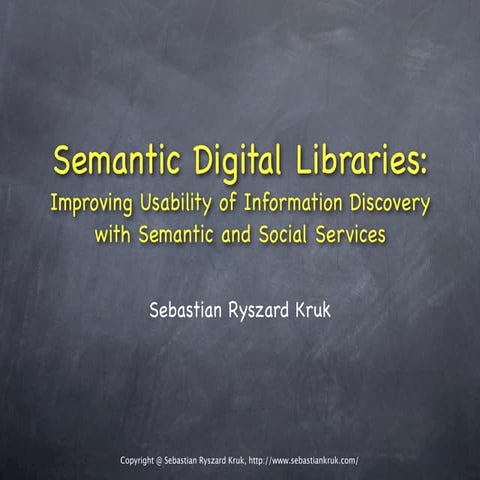 Semantic Digital Libraries Zip Databases Computer Software And Applications