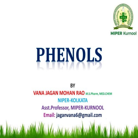 Phenols | PPTX