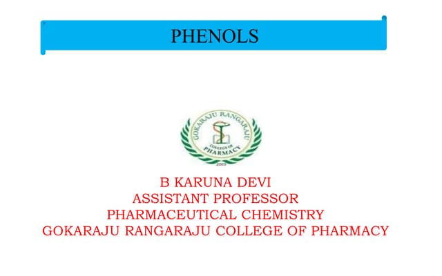 Phenols | PPTX
