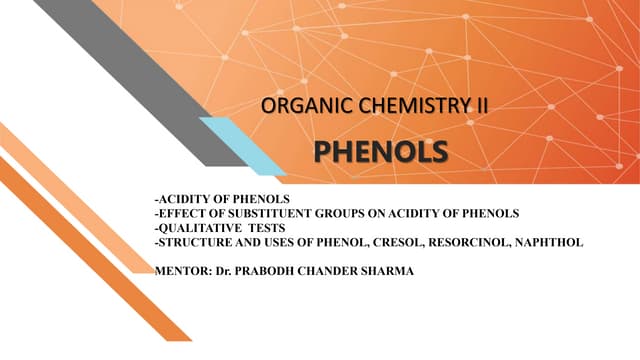 structure and uses of phenol, cresol, resorcinol and naphthol | PDF ...