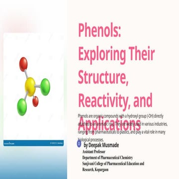 structure and uses of phenol, cresol, resorcinol and naphthol | PDF