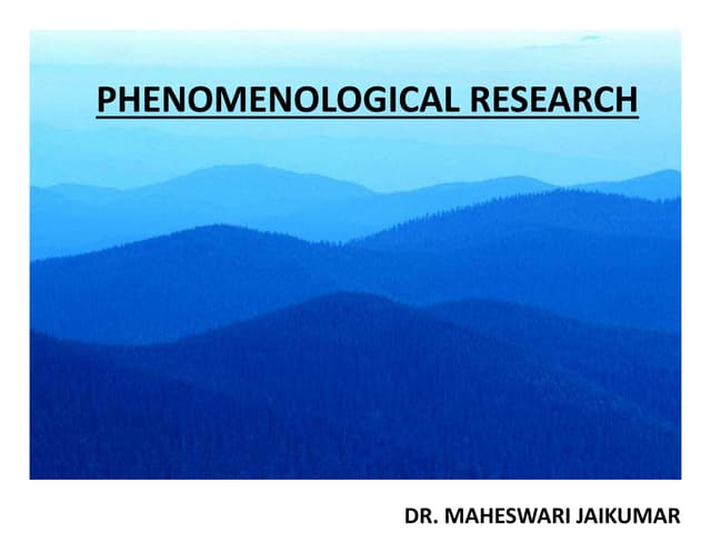 Hermeneutical Phenomenology | PPTX | Science